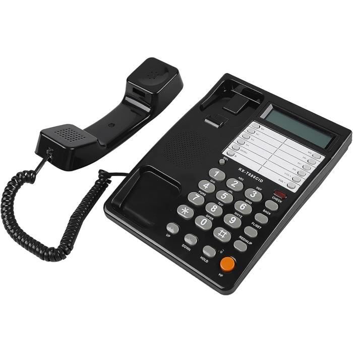 Téléphone Fixe Filaire Mural Avec Dtmf-Fsk.Convient Pour La Maison-Hôtel-Bureau[x1673 ...