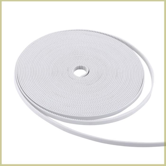 Courroie de Distribution Imprimante 3D 6mm, -6MM X 10m Courroie Synchrone PU avec Noyau en Acier ...