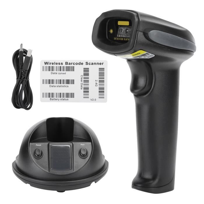 GOTOTOP Scanner QR Scanner Sans Fil Pistolet de Scanner Dédié à ...