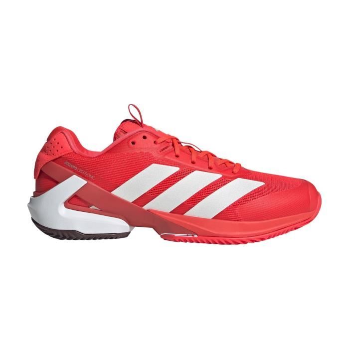 Chaussures ADIDAS Homme ADIZERO UBERSONIC 5 Terre Battue Rouge / Blanc ...