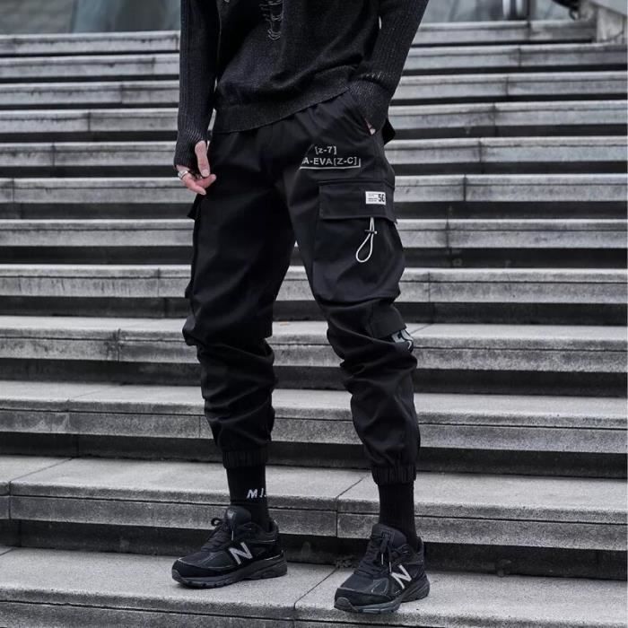 Tenue professionnelle,Pantalon Cargo Hip Hop pour hommes,Harajuku,Harem,jogging,survêtement ...