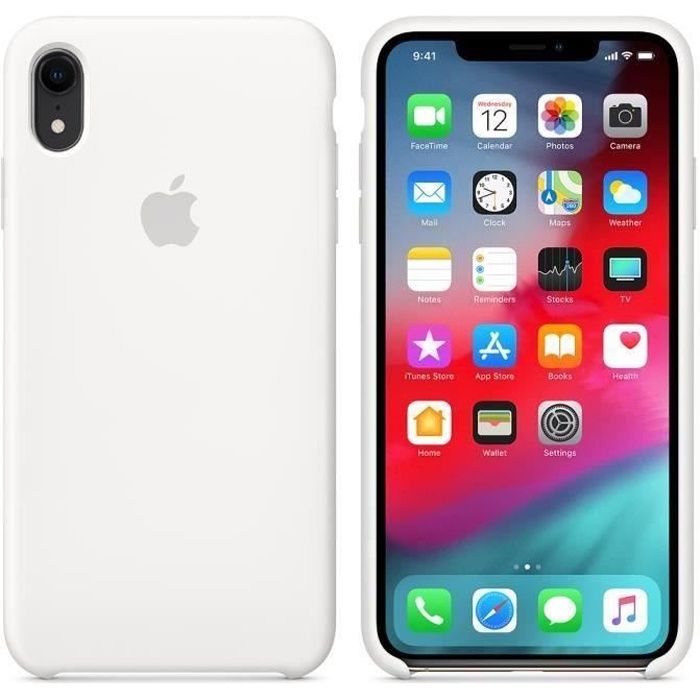 Apple Coque en silicone compatible pour iPhone XR -Blanc - Cdiscount ... Apple Coque en silicone compatible pour iPhone XR -Blanc - Cdiscount ...
