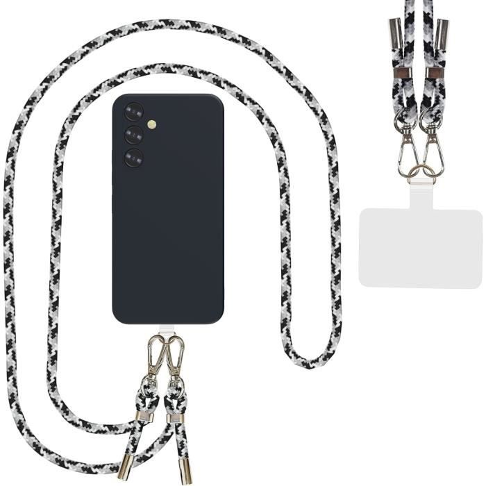 Cordon Telephone Portable + Dragonnes De Téléphone, Universelle Cordon ...