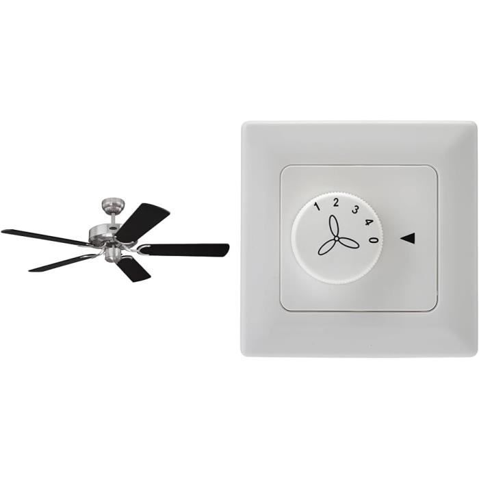 Westinghouse -78370 Ventilateur Plafond D‘Intérieur En Acier Brossé De ...