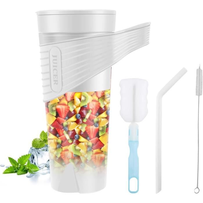Blender Portable 4000Mah Mini-Jus De Jus De Mini-Jus 400 Ml Blender ...