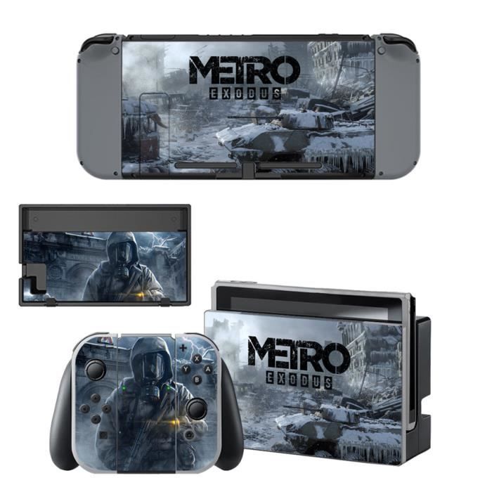 Sticker pour Nintendo Switch, Metro Exodus Kit Autocollant Skin ...