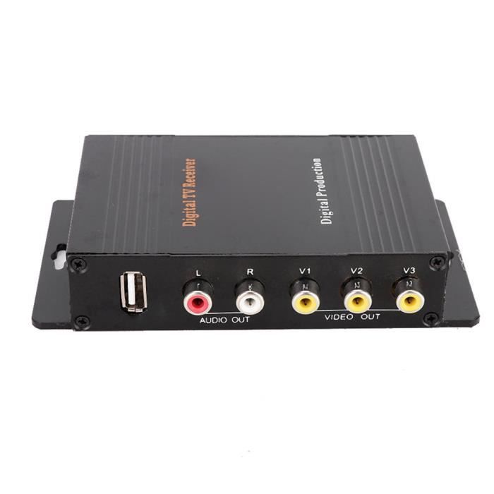 TMISHION Récepteur TV DVB-T MPEG 4 Digital Portable TV Receiver Remote ...