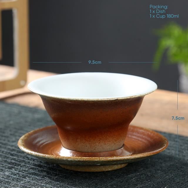 Tasse à café,G-180ml--Tasse à café créative en céramique et ensemble S-05, tasse à café latte ...