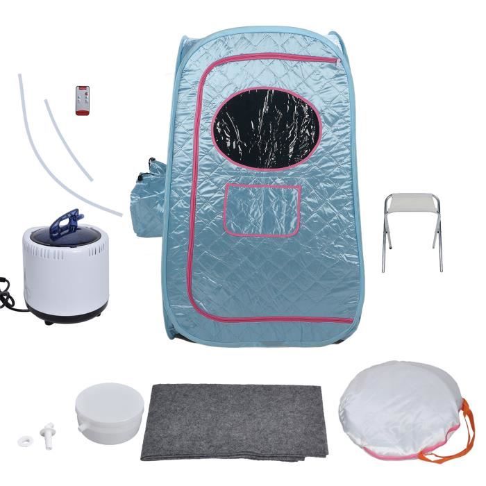 Zerone ensemble de spa de sauna Kit de sauna à vapeur à domicile 1000W ...