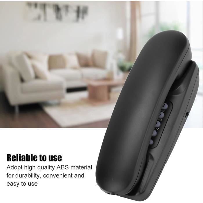 Téléphone Filaire, Téléphone Fixe Filaire Avec Mur En Anglais Avec ...