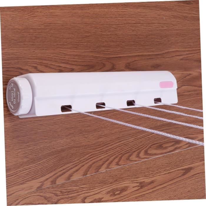 Corde À Linge Rétractable Séchoir À Linge Rétractable Corde À Linge ...