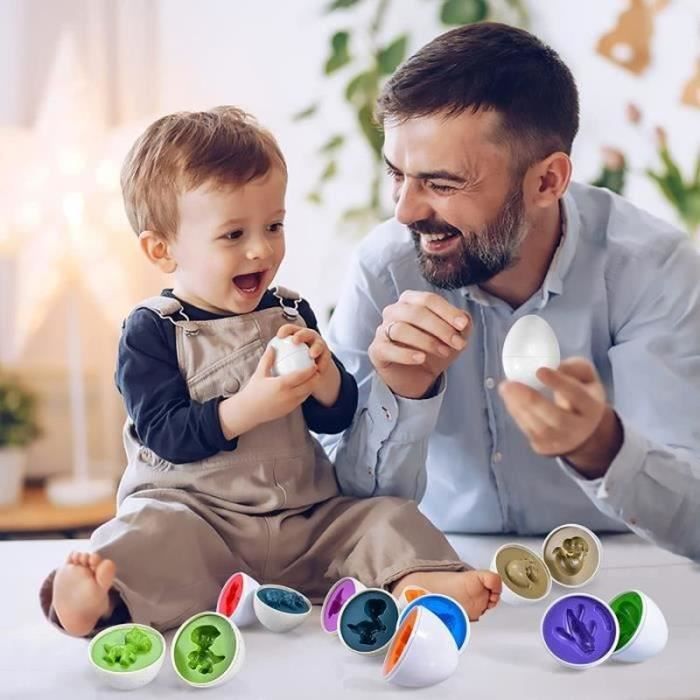 JEU DE COLORIAGE - DESSIN - POCHOIR Oeufs de Paques Jouet pour Tri des ...