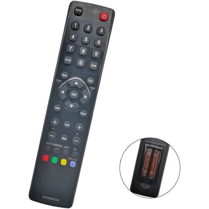 Remplacement Telecommande Thomson Pour Thomson Rc3000E02 Pour Telecommande Universelle Thomson ...