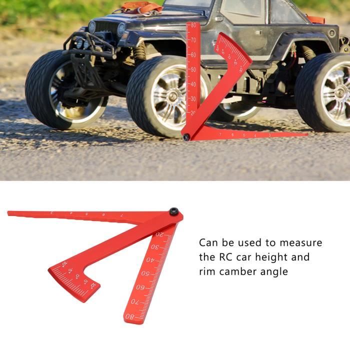 Règle d'angle de carrossage de roue - EJ.LIFE - RC - Aluminium ...