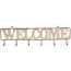 Home Deco Factory HD4431 Patère murale Accroche-clés 6 crochets Welcome ...