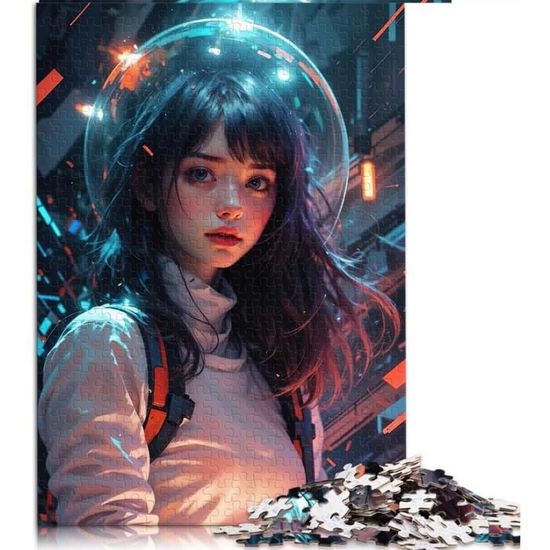 Puzzle Pour Adultes Puzzle 1000 Pièces Jolie Fille Puzzle En Bois Pour ...