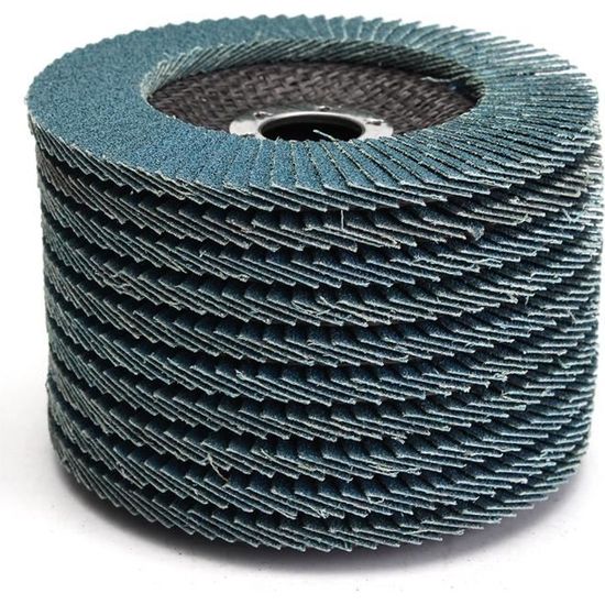 10PCS Disques Abrasifs 125mm 60 Grain Granulométrie Disque à Lamelle ...