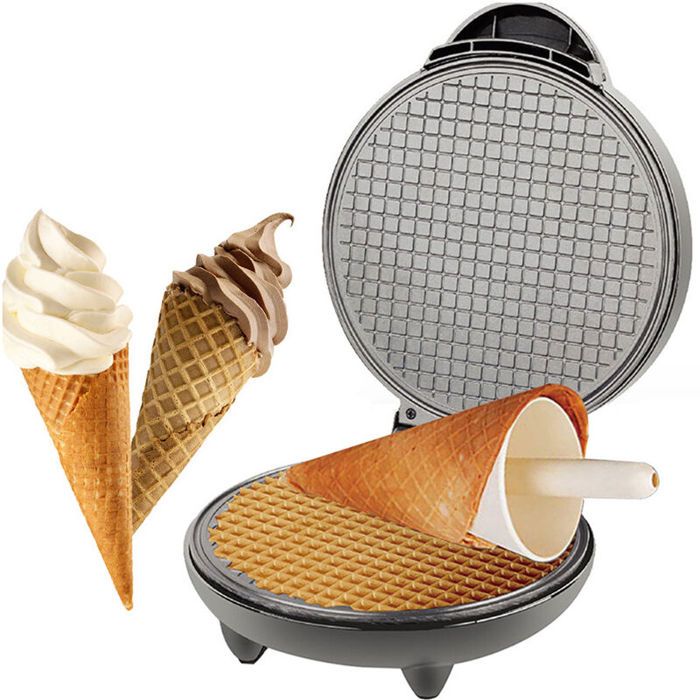Machine Gaufres lectrique 3 en 1 1200W Pour Gaufres Biscuits et Cornets ...