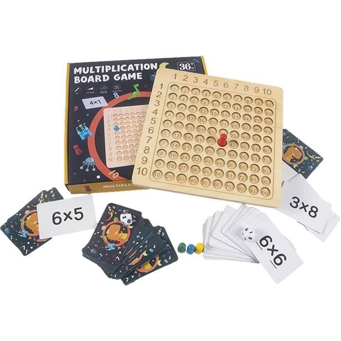 Tableau de Multiplication - Jeu de Plateau dentranement la ...