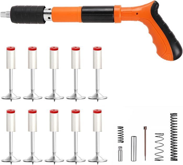 Cloueuse Rivet Gun avec 10 Clous Ronds,Mini Portable Pistolet à Clous ...