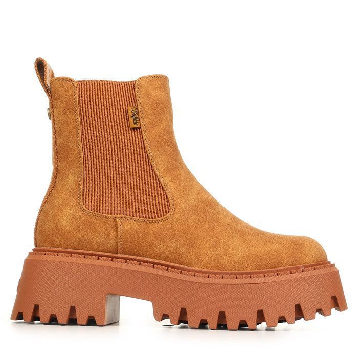 Buffalo Aspen Chelsea Warm, Boots femme Cognac - Cdiscount Chaussures