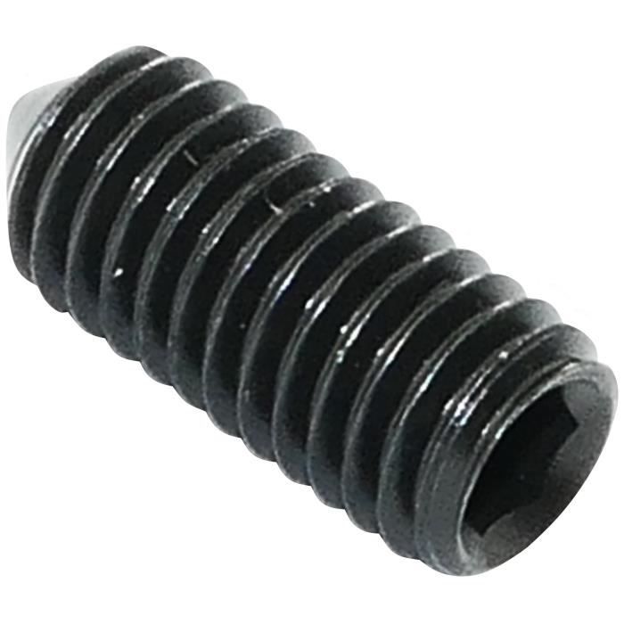 AERZETIX - Lot de 10 - Vis sans tête bout pointu - M5x12 - en acier ...