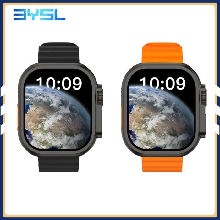 Costume noir 2-IP09 ULTRA-BYSL-Montre connectée série 8 pour hommes et ...