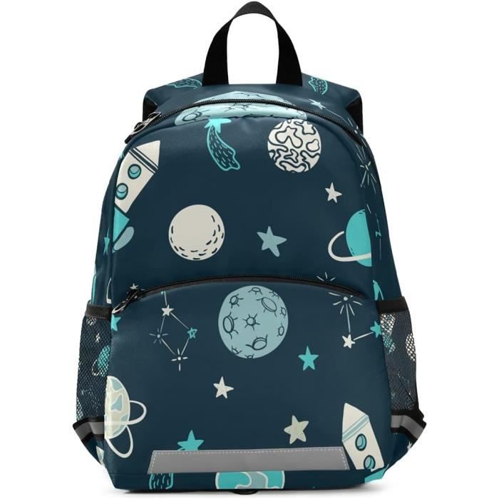 Sac à dos 26x15x33cm pour enfant avec rênes pour garçons et filles,bleu ...