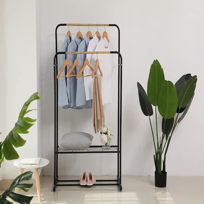 Tringle à vêtements, tringle à vêtements sur roulettes, porte-vêtements ...