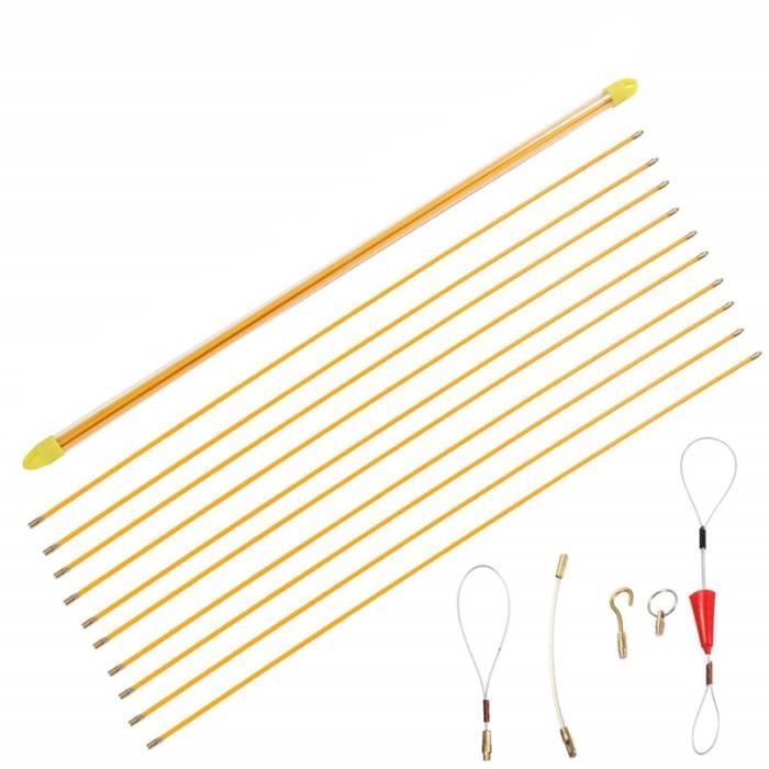 Kit de câbles électriques muraux en fibre de verre - Câble-fil - 10 ...