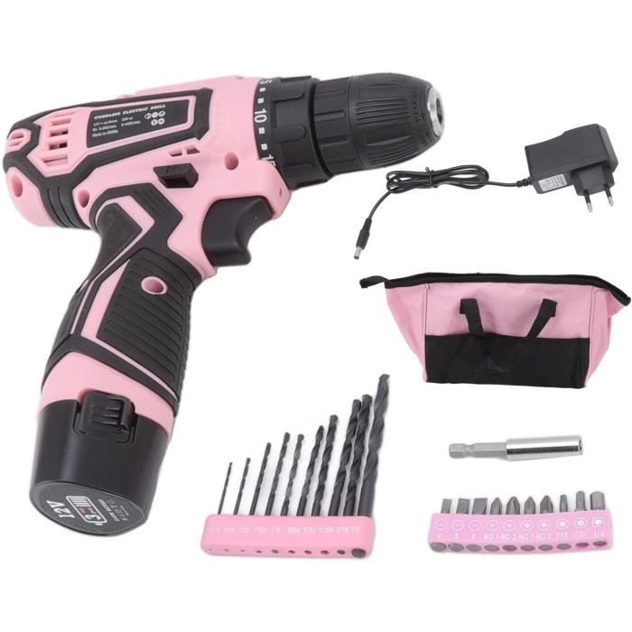 Visseuse Électrique Sans Fil, Perceuse Électrique Rechargeable 12 V ...