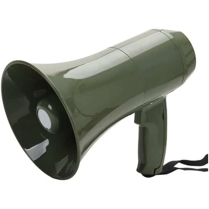 Mégaphone 15W Megaphone Bullhorn, Camouflage Amplificateur Vocal De ...