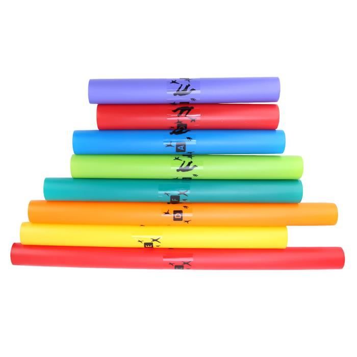 QIL Tube sonore Orff 8 pcs Orff Instrument De Percussion Tube Son En ...