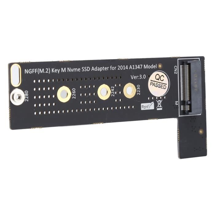 Fdit Convertisseur SSD M.2 NGFF M‑Key NVME M.2 NGFF M‑Key NVME Module adaptateur de carte ...