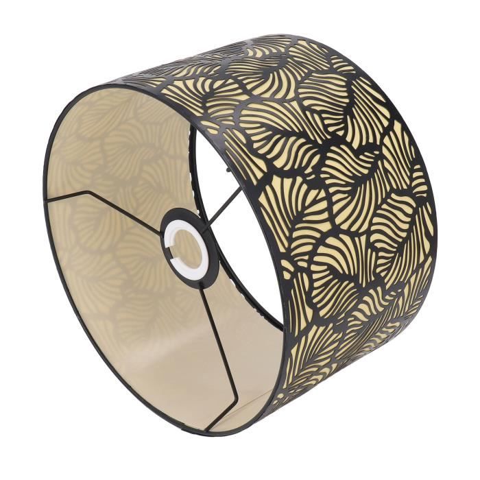 GOTOTOP abat-jour de table Abat-jour en métal creux noir avec abat-jour ...