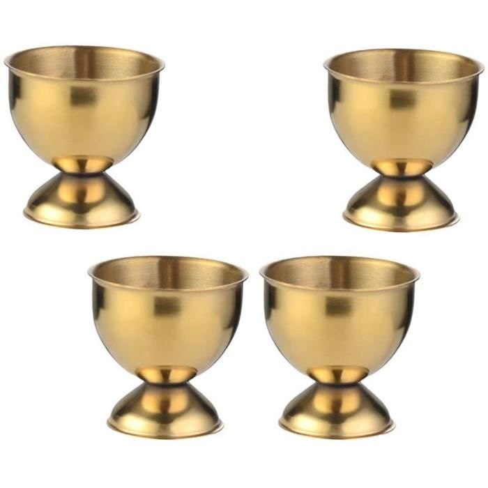 Coquetier - Limics24 - Lot 4 Coquetiers Acier Inoxydable Pour ...