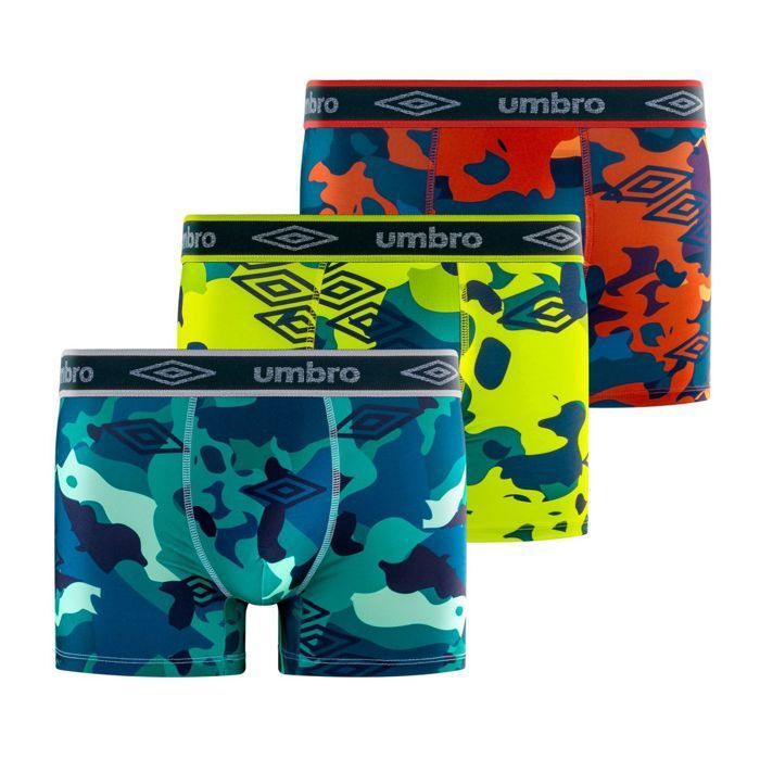 Umbro Boxer Homme Caleçon Homme - Rouge (Lot de 3) Rouge - Cdiscount ...