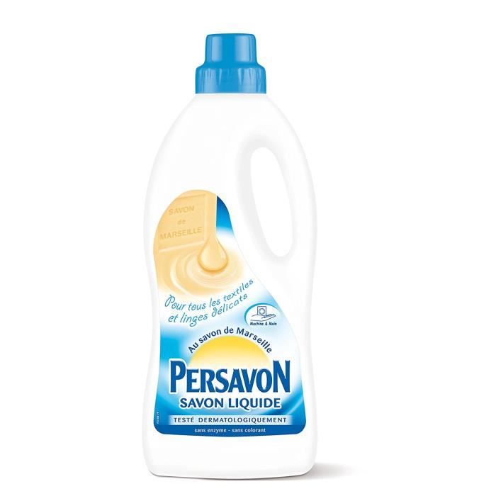PERSAVON Savon Liquide au Savon de Marseille 1 L - Lot de 3 - Cdiscount ...