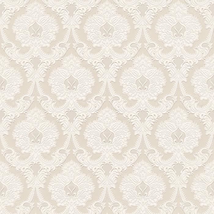 Papier peint baroque Profhome 764034-GU papier peint légèrement texturé ...