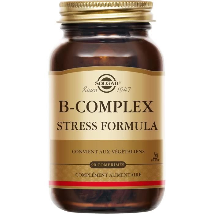 Solgar B-Complex Stress Formula - Complexe de vitamines B B1,B2,B3,B5 ...