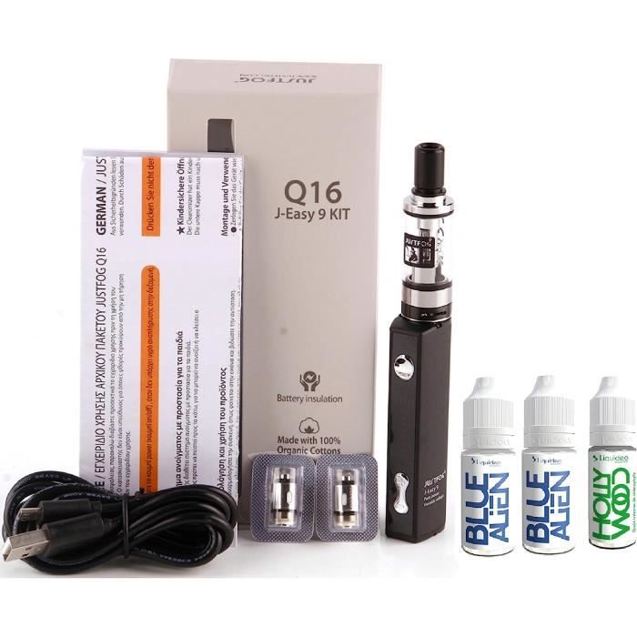 100% AUTHENTIQUE cigarette électronique justfog q16 kit complet + 3 E ...