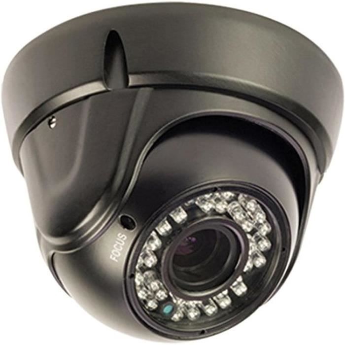 Sas-Cam3200 Caméra Dôme De Sécurité Avec Lentille Varifocale Noir[w3159 ...