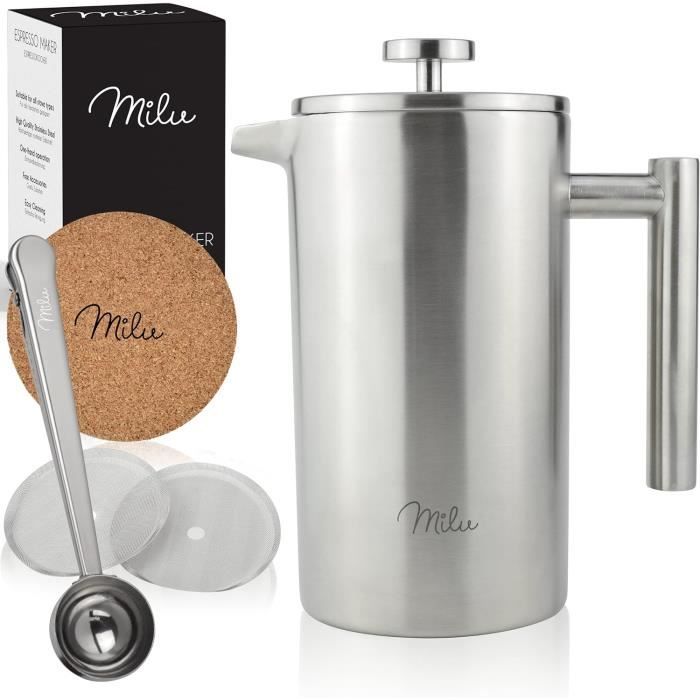 Cafetiere A Piston Presse À Café | 350Ml 600Ml 1L | French Press Acier ...
