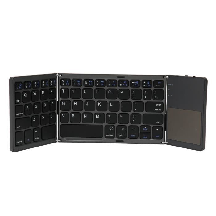 YOSOO Clavier BT pliable Clavier Pliable avec pavé Tactile, Mini ...