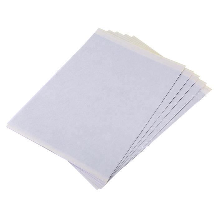 YOUXIU-100 Papiers transfert tatouage Pochoir carbone thermique feuille ...