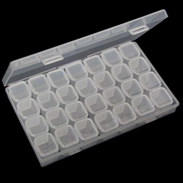 AS07411-BOITE DE RANGEMENT.Boîte de rangement pour peinture diamant. 64 ...