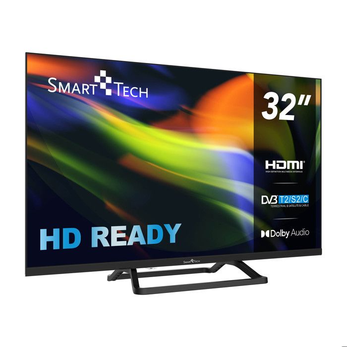 Smart Tech 32HN01V3 TV HD LED 32 Pouces (80cm) Triple Tuner Dolby Audio ...