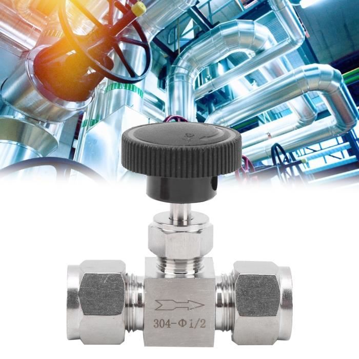 Valve de contrôle de débit en acier inoxydable FDIT - Modèle YIC ...