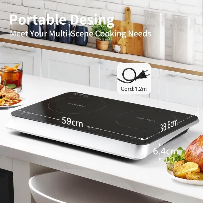 Double induction cooktop store
