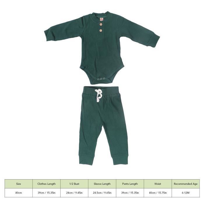 Keenso Ensemble de body bébé Ensemble de Body pour bébé, Tenues de bébé ...